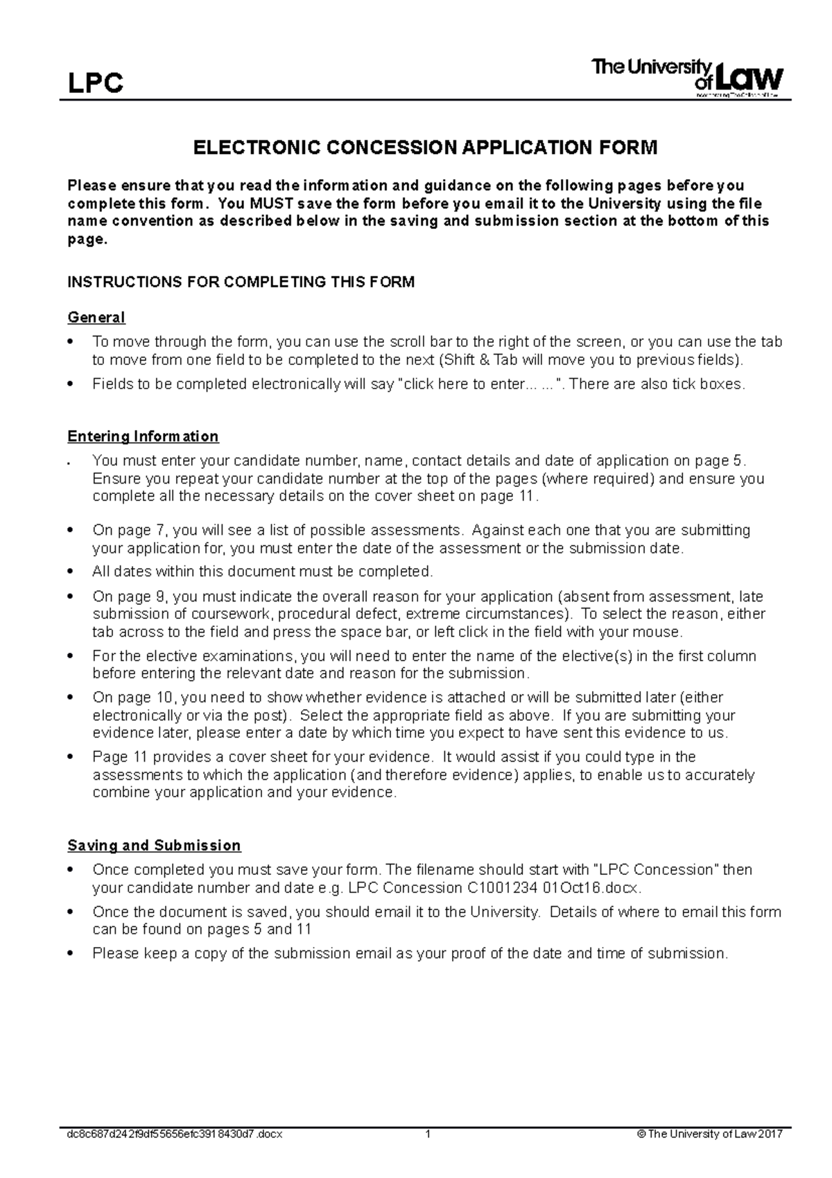 LPC Concession C2029336 13Oct21 - ELECTRONIC CONCESSION APPLICATION ...