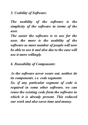 Software Engineering - software engineering - Studocu