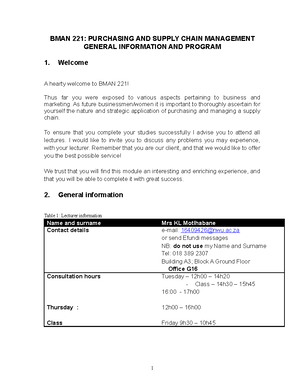 Study UNIT 5 - notes - BMAN STUDY UNIT 5 CATEGORY SOURCING: DEVELOPING ...