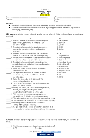 Science 8 Quarter 1 Pivot - Key Stage 2 SLM SCIENCE GRADE 8 ...