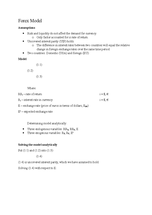 The AA-DD model - beskrivelse. - The AA-DD model Assumptions Open economy Short run Demand based ...