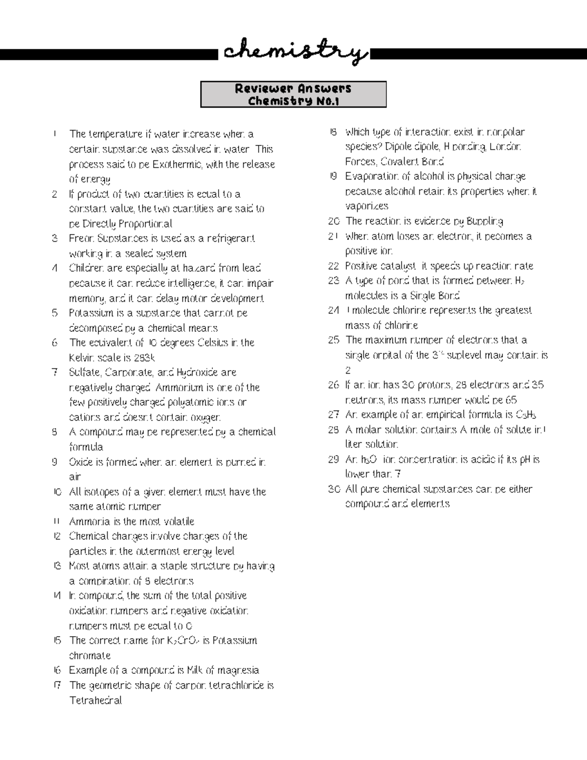 Science Reviewer (Chemistry, General Science, and Biology) - The ...