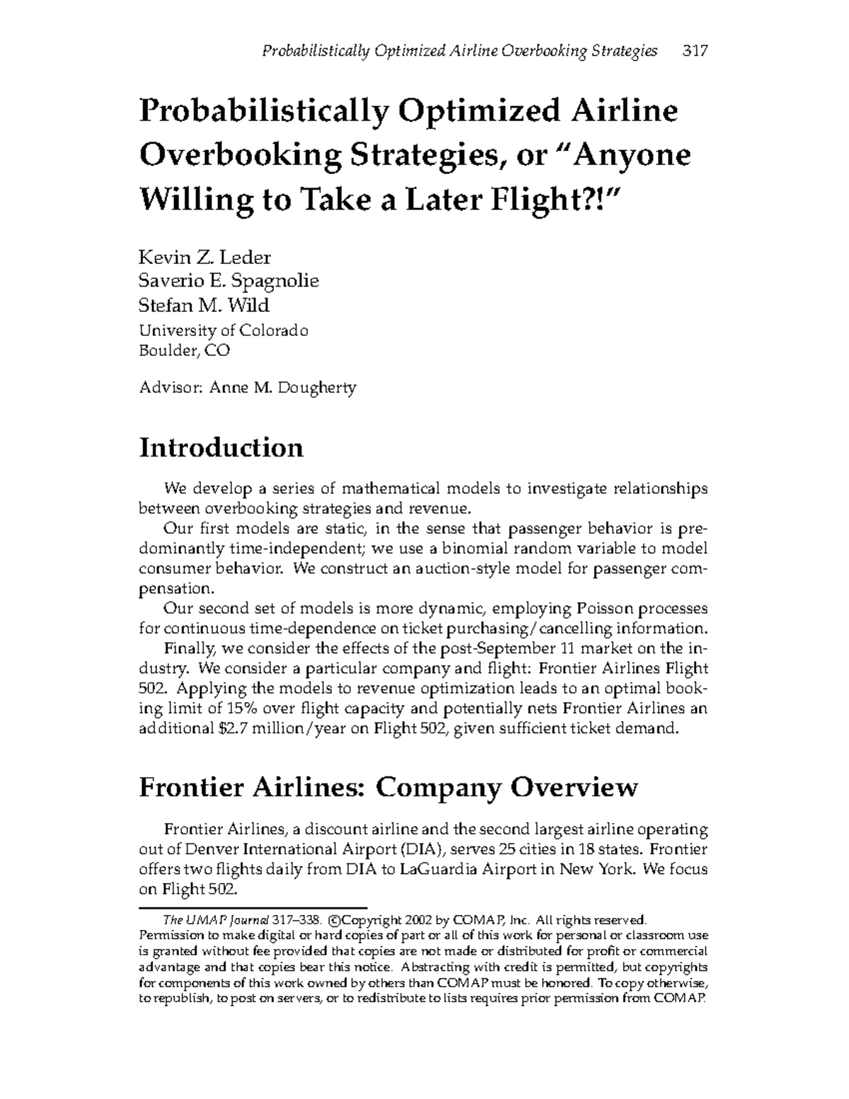 Airline 04 - air - Probabilistically Optimized Airline Overbooking ...