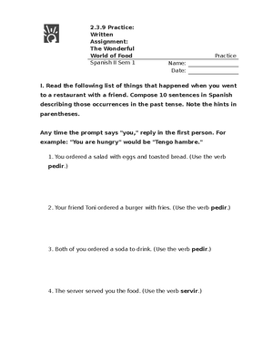 Spanish-food-webquest 2 - Spanish Food Webquest Nombre: Hora: For this ...