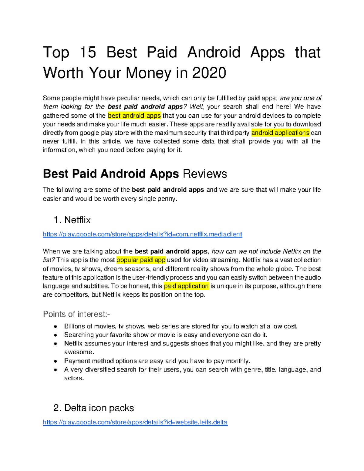 Top 15 Best Paid Android Apps that Worth Your Money in 2020 - These ...