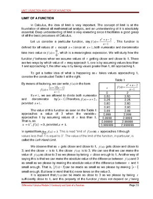 UNIT 4 Module 18 - Derivative OF A Variable WITH A Variable Exponent ...