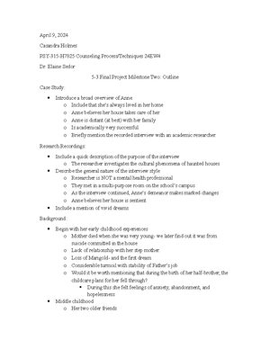 QSO 345 Milestone Three Scope Management Plan- Predictive - Scope Management Plan Scope ...