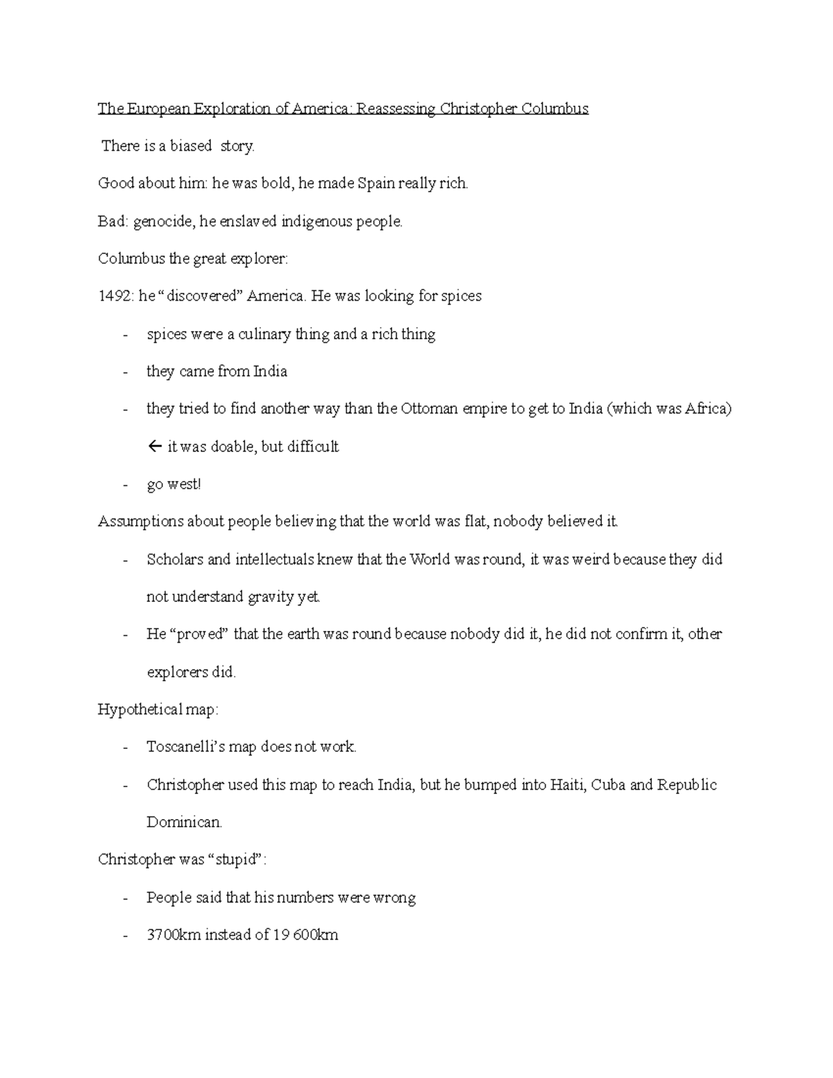 Christopher columbus part 2 - The European Exploration of America ...