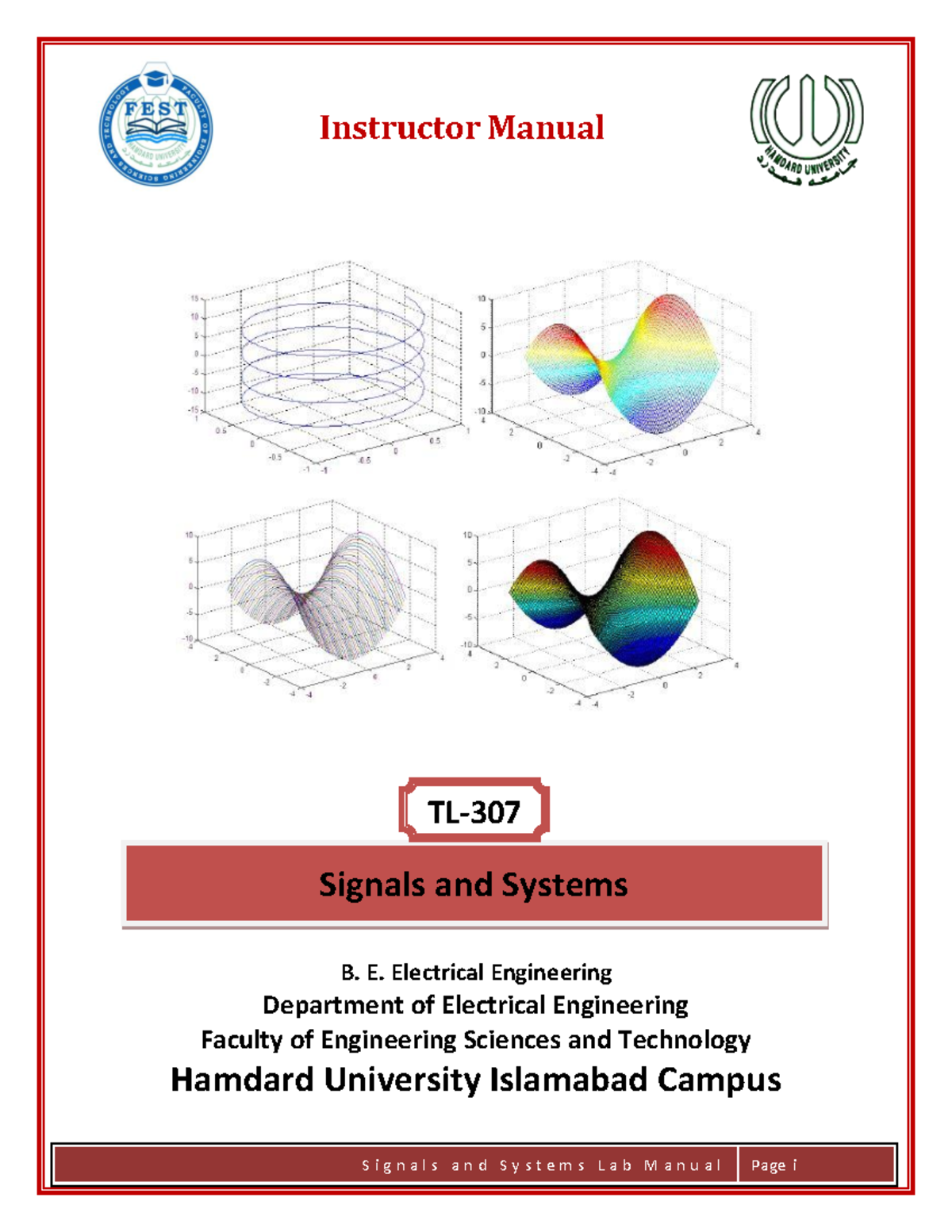 Instructor Manual Signal & System by Alamzeb - S i g n a l s a n d S y ...