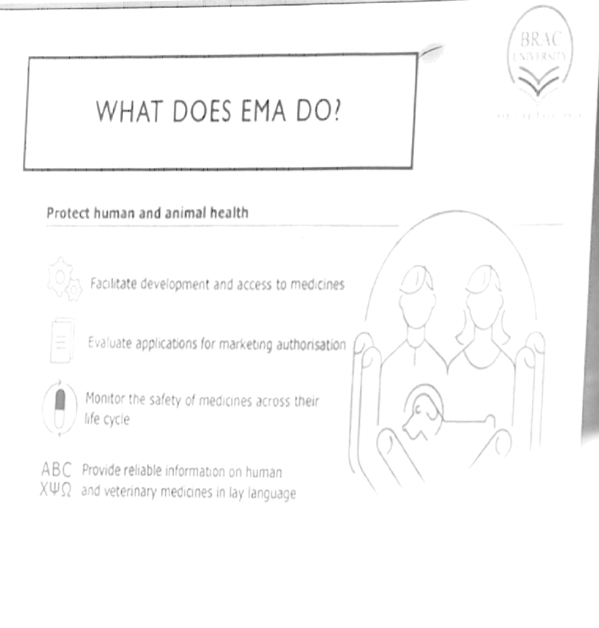EMA - Good note - WHAT DOES EMA D0? Protect human and animal health ...