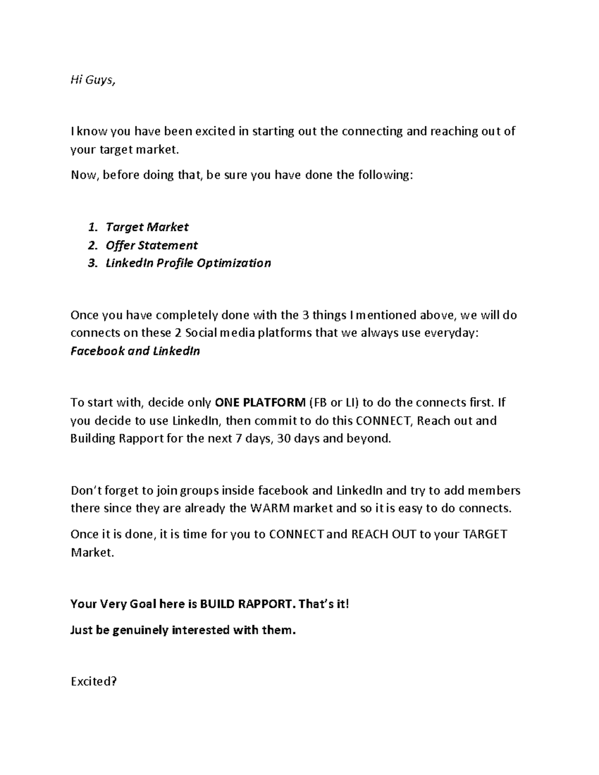 Connect Scripts - Hi Guys, I know you have been excited in starting out ...