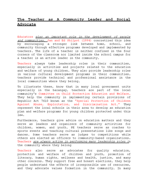 The Teaching Profession Domain 4 Curriculum and Planning - Domain 4 ...