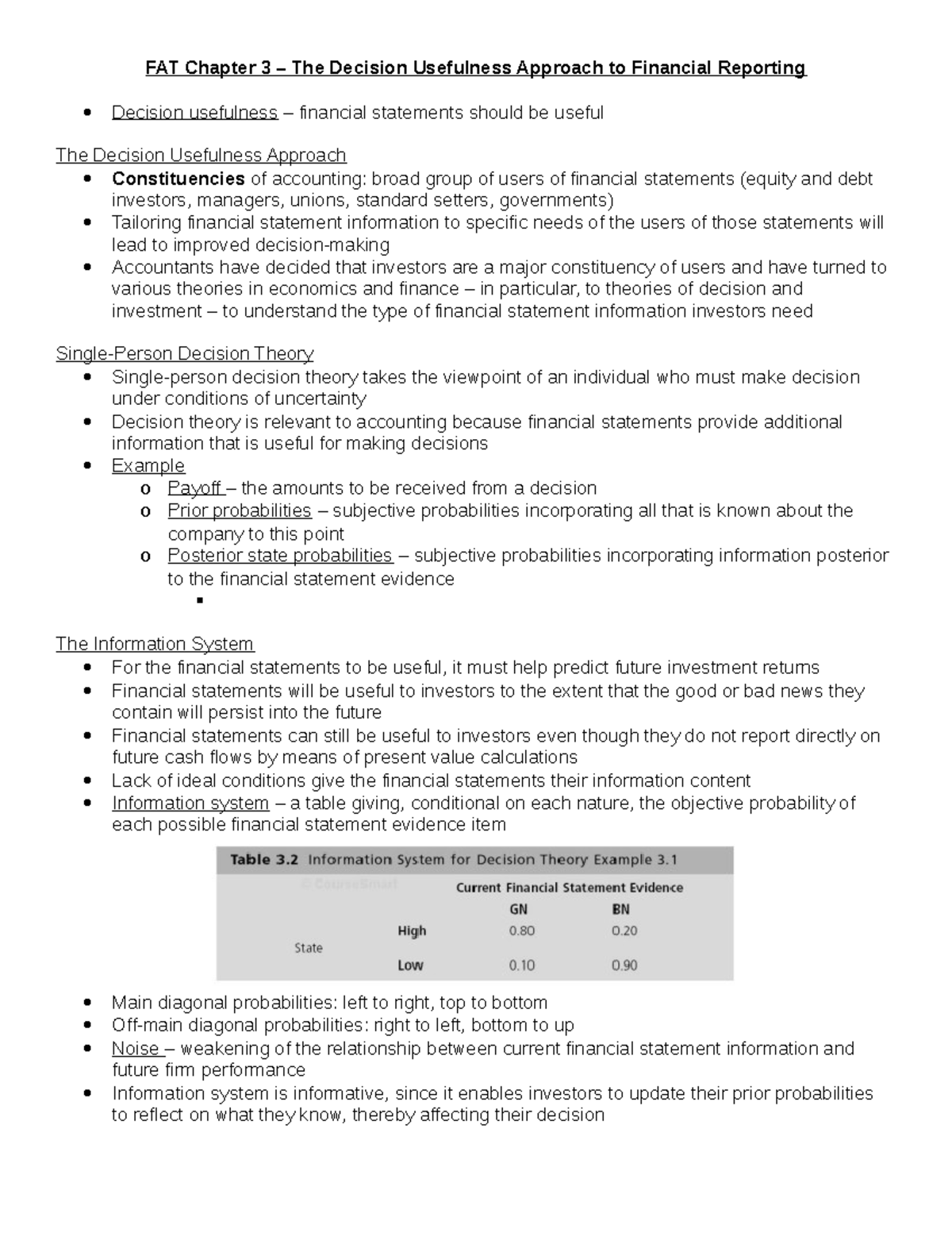 FAT Chapter 3 - FAT 3 - FAT Chapter 3 – The Decision Usefulness ...