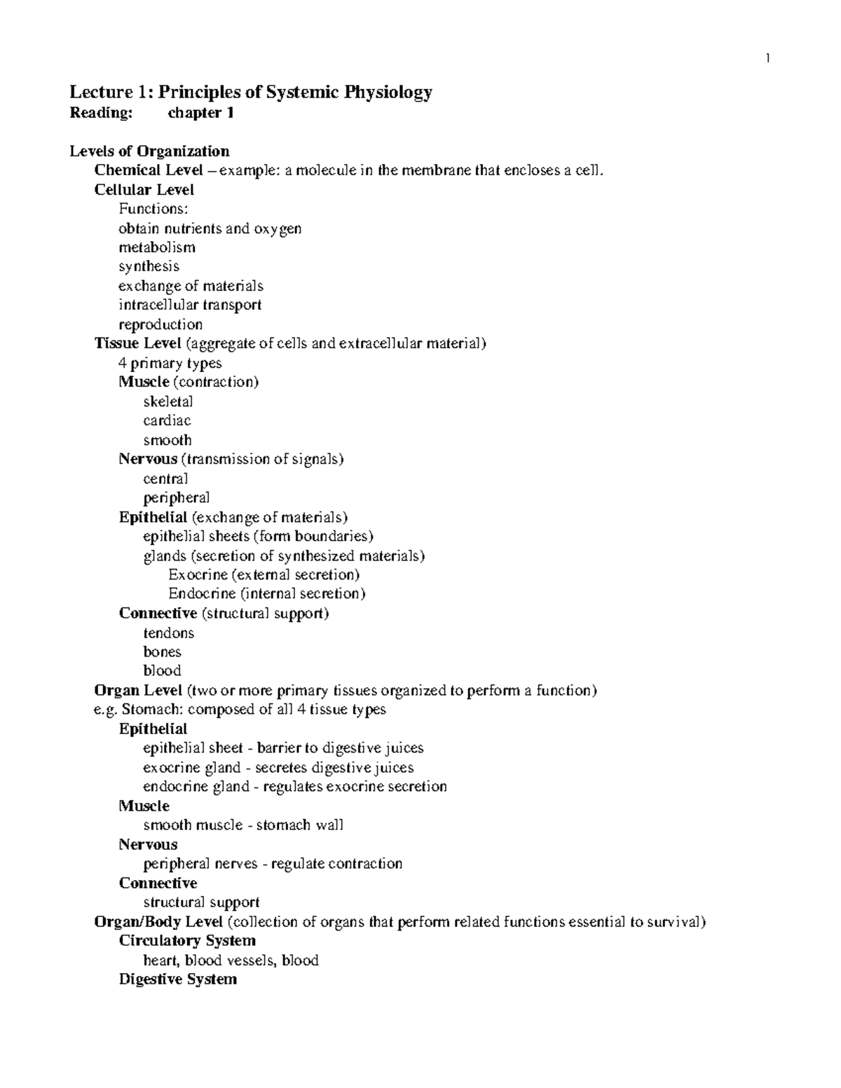 Lecture Notes+1-14 - Erwin Bautista - Lecture 1: Principles of Systemic ...
