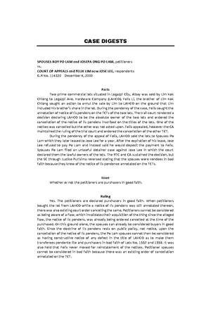 Evidence Case Digests for Finals - JENNY LOU V SOBREDILLA 3A EVIDENCE ...