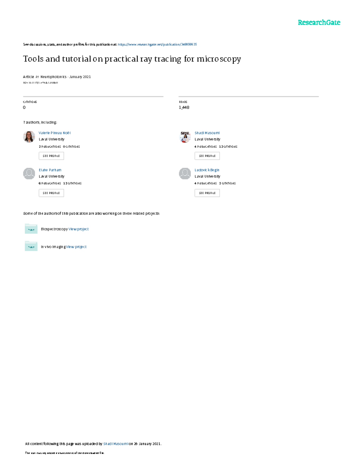 Tools and tutorial on practical ray tracing for mi - See discussions ...
