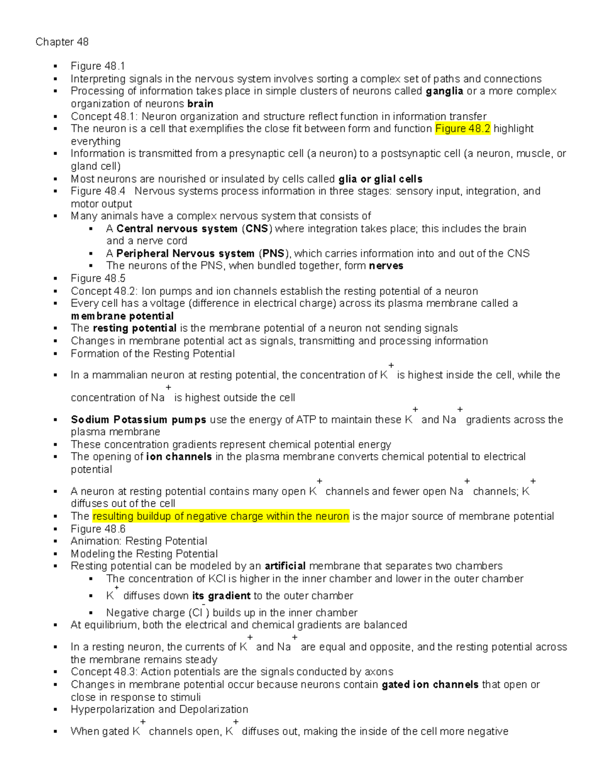 Chapter 48 notes - Harvill - Chapter 48 - Studocu