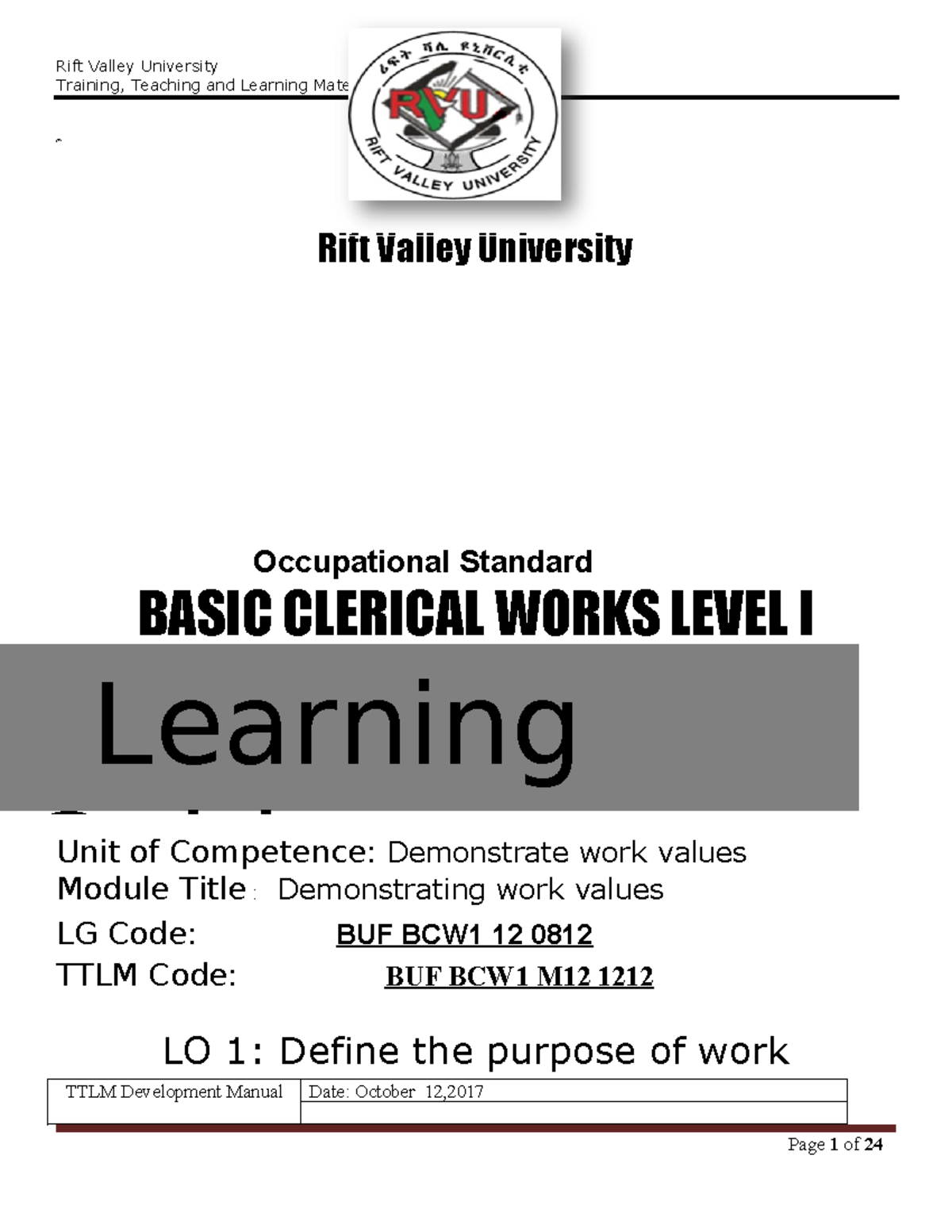 Demonstrate Value - Good - ####### Training, Teaching and Learning ...