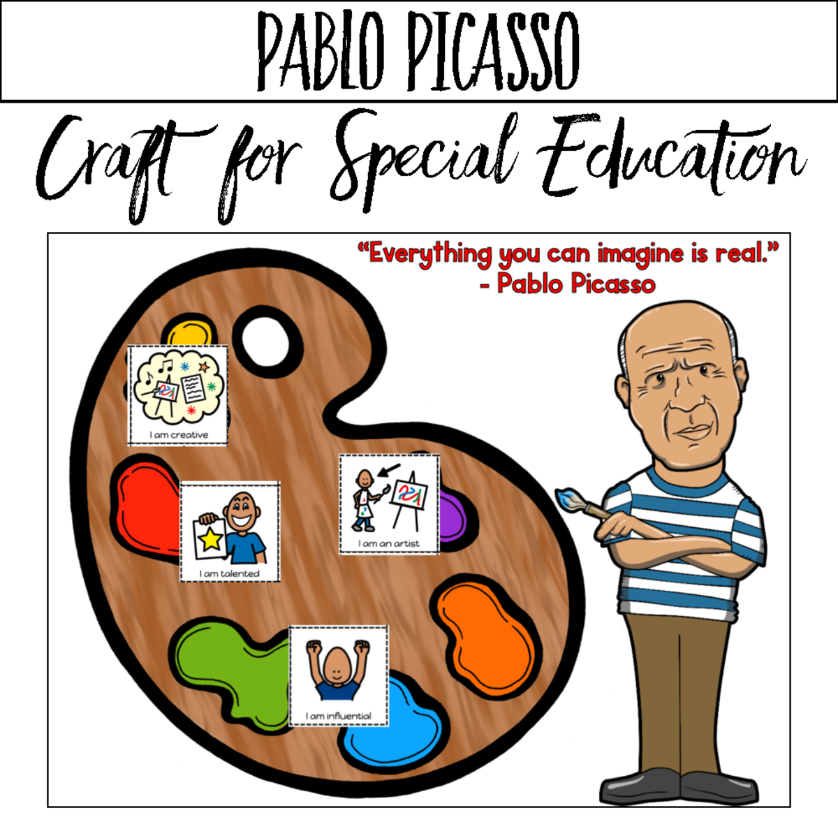 Pablo Picasso Craft-1 - eeeeeeeeeee - Pablo Picasso Craft for Special ...