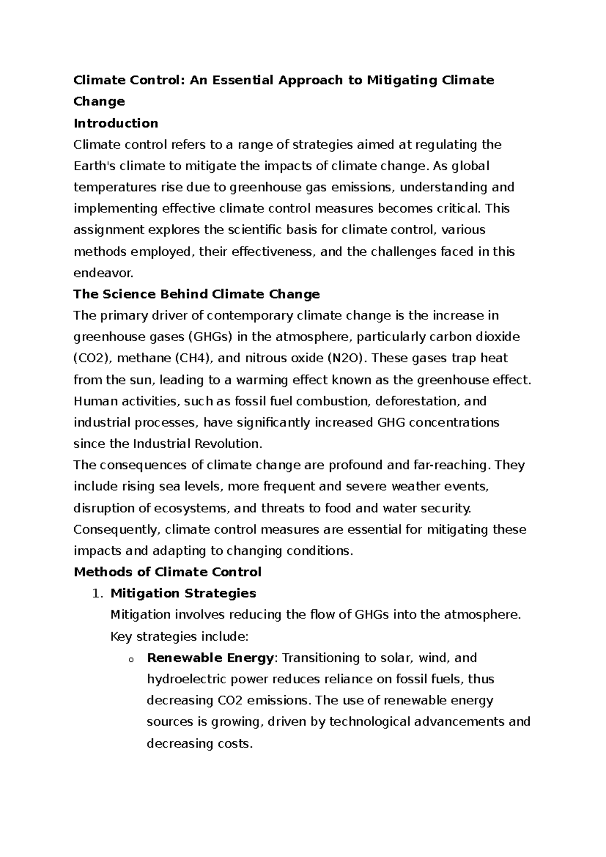 Climate Control ABB872 - Climate Control: An Essential Approach to ...