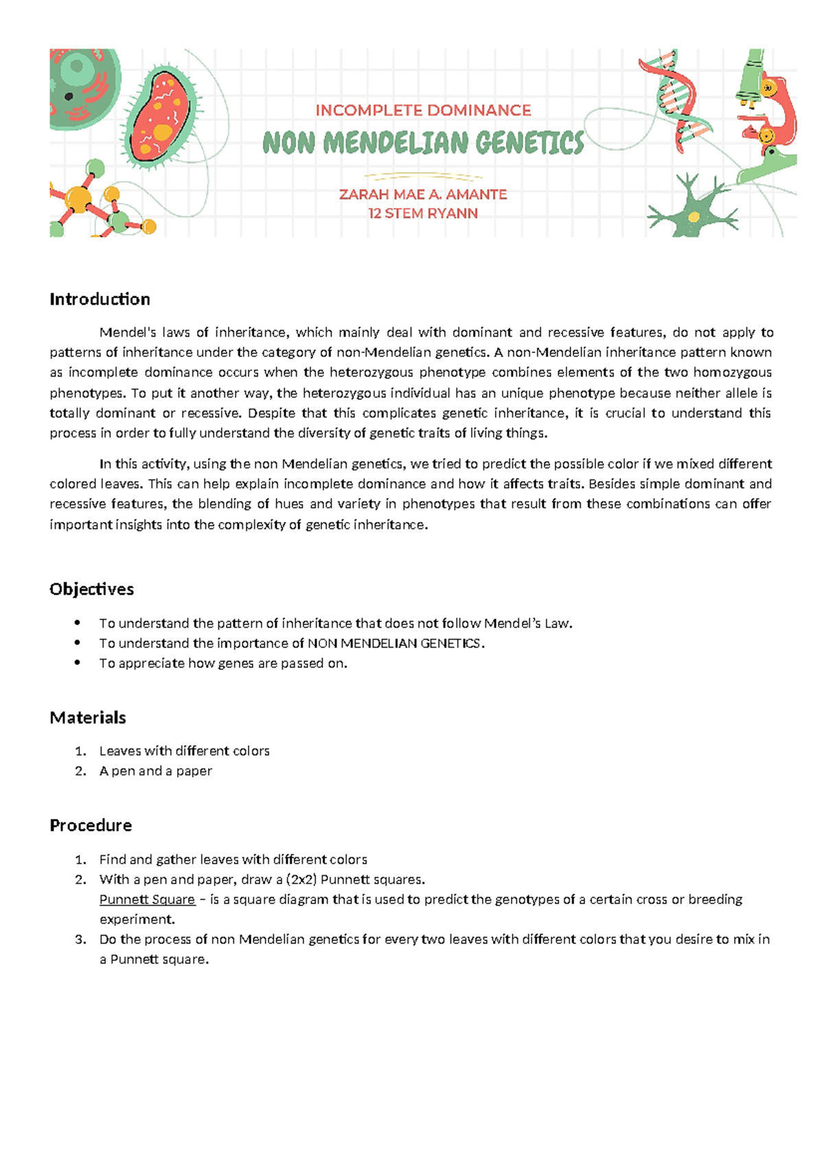 Non Mendelian Genetics - Introduction Mendel's laws of inheritance ...