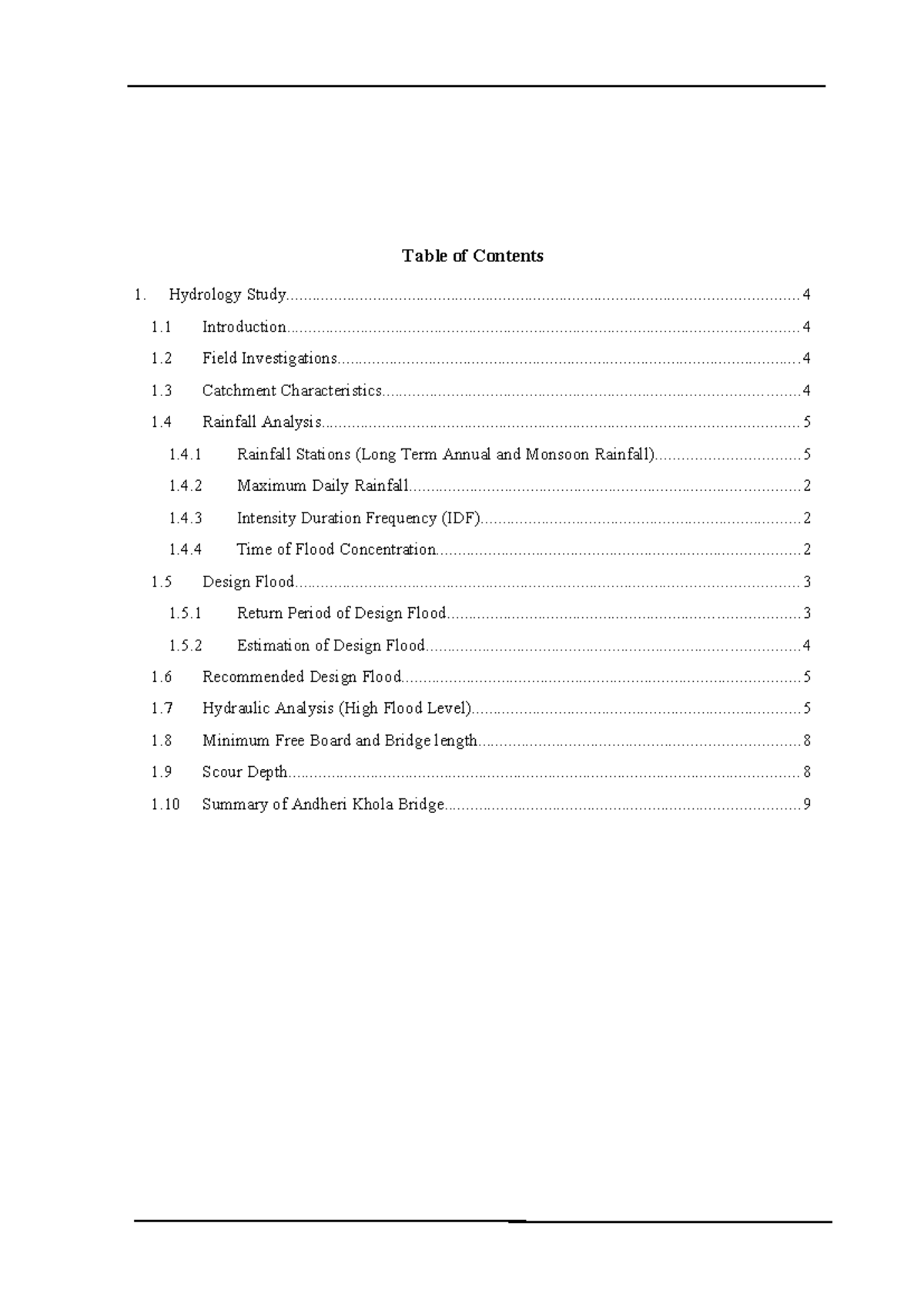 Hydrology andheri khola - Table of Contents Hydrology - Studocu
