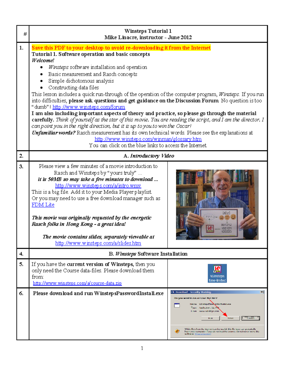 Winsteps-tutorial-1 - no hay - Winsteps Tutorial 1 Mike Linacre ...