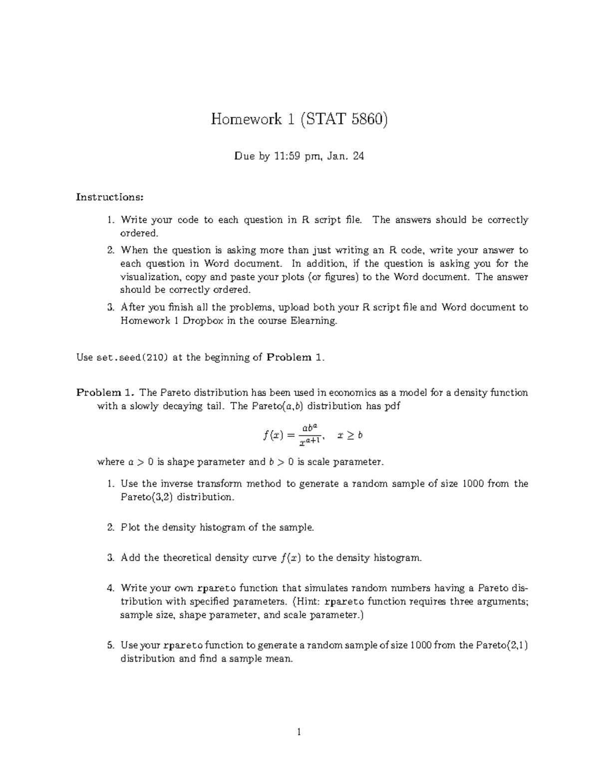he Pareto distribution has been used in economics as a model for a ...