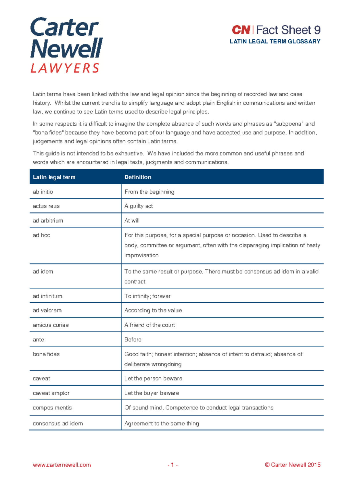 Latin Legal Term Glossary Latin Terms Have Been Linked With The Law