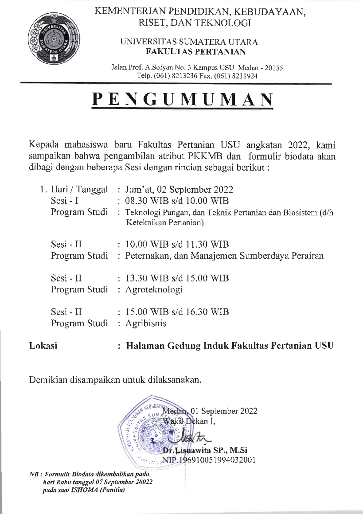 Pembagian Atribut Pkkmb - Corporate Social Responsibility - Studocu