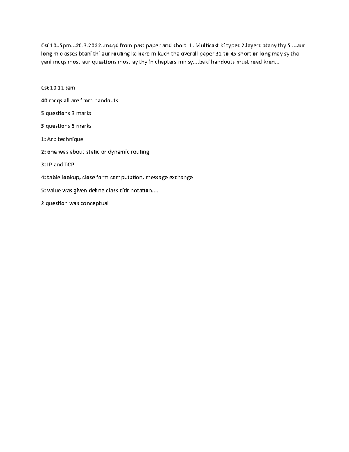 Cs610 - Lecture notes 10 - Computer science - VU - Studocu