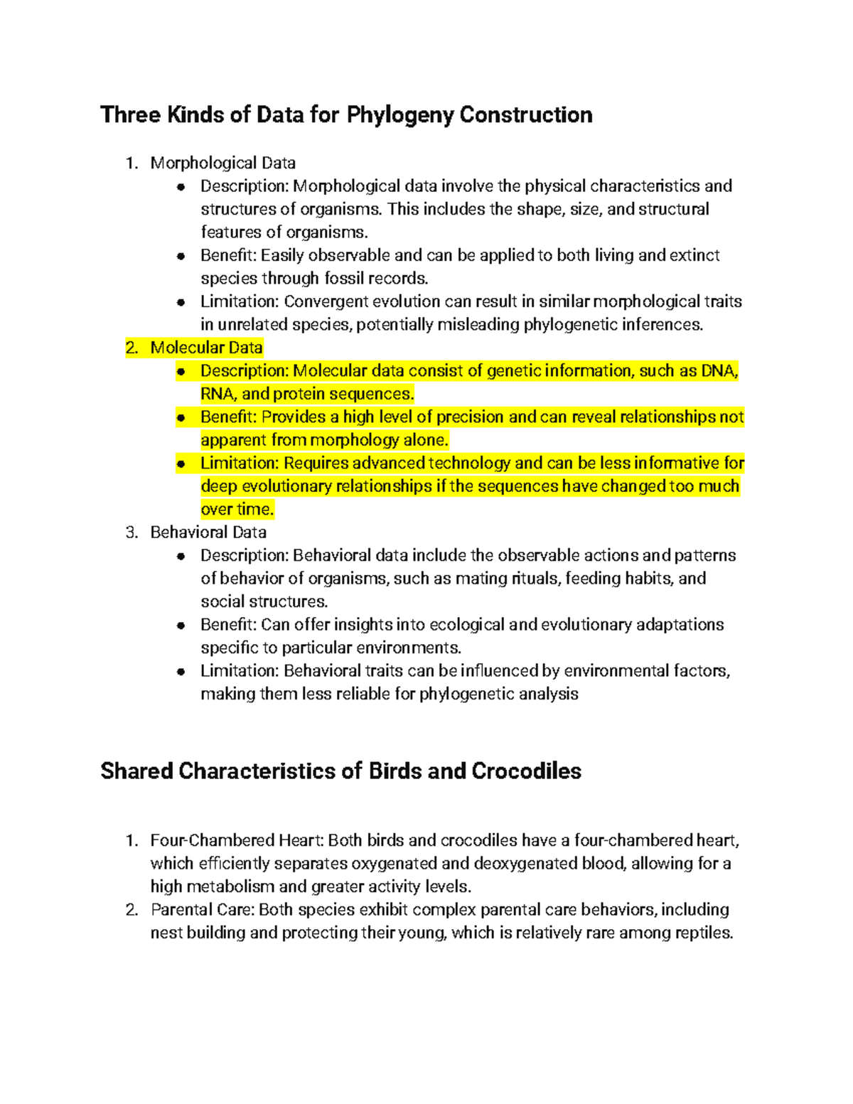 Candy Phylogeny Lab - a lab - Three Kinds of Data for Phylogeny ...