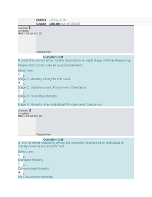 Pdfcoffee - answer key - EUTHENICS 2 Quiz 1 to Prelim The Philippines is a combined society ...