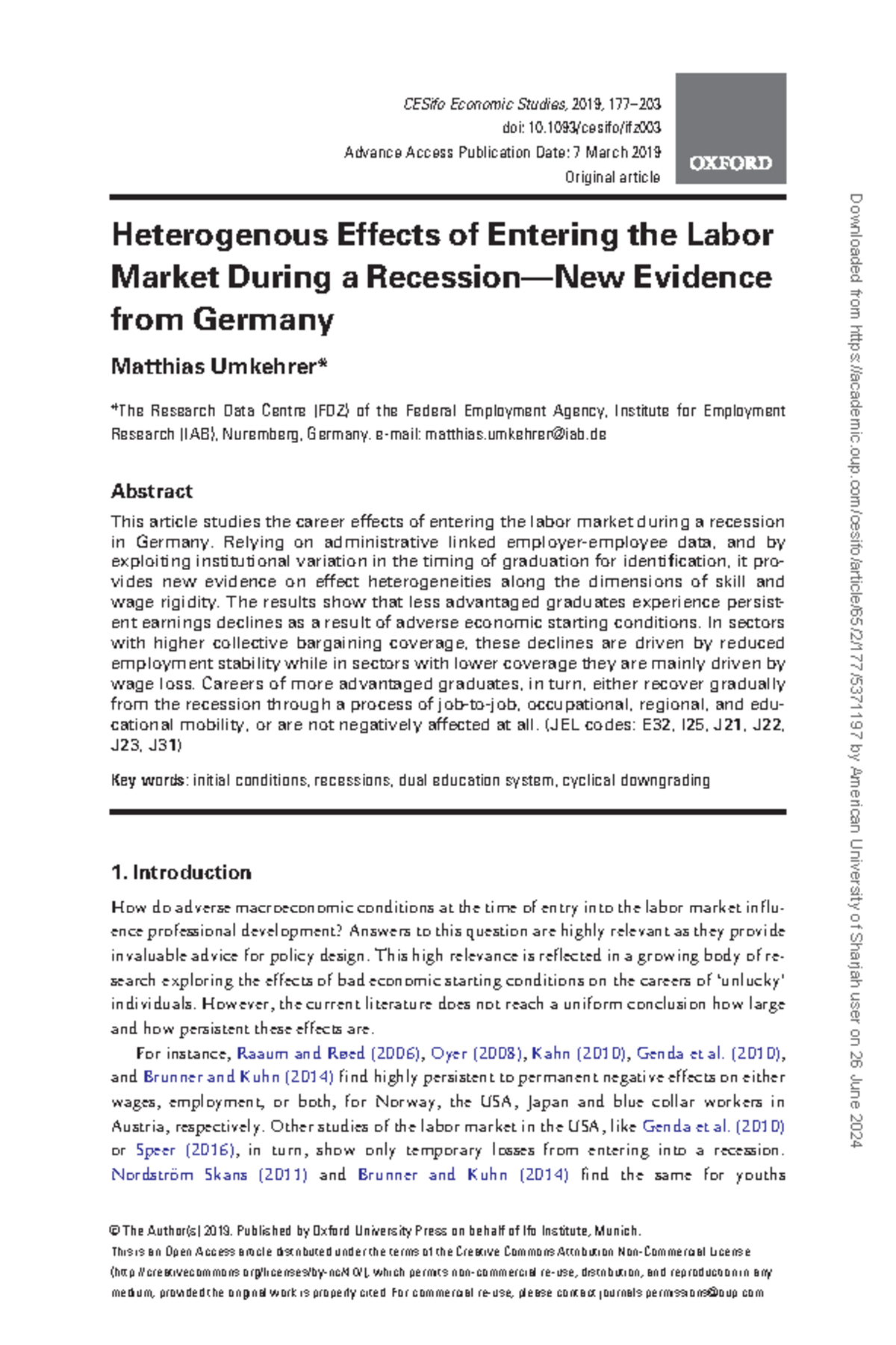Ifz003-2-2 - argument Research Essay draft - Heterogenous Effects of ...