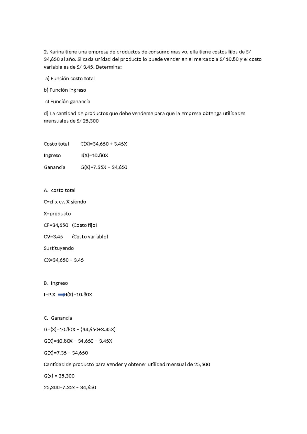 Ejerciccio Secion 13 - ejercicios resueltos - Karina tiene una empresa ...