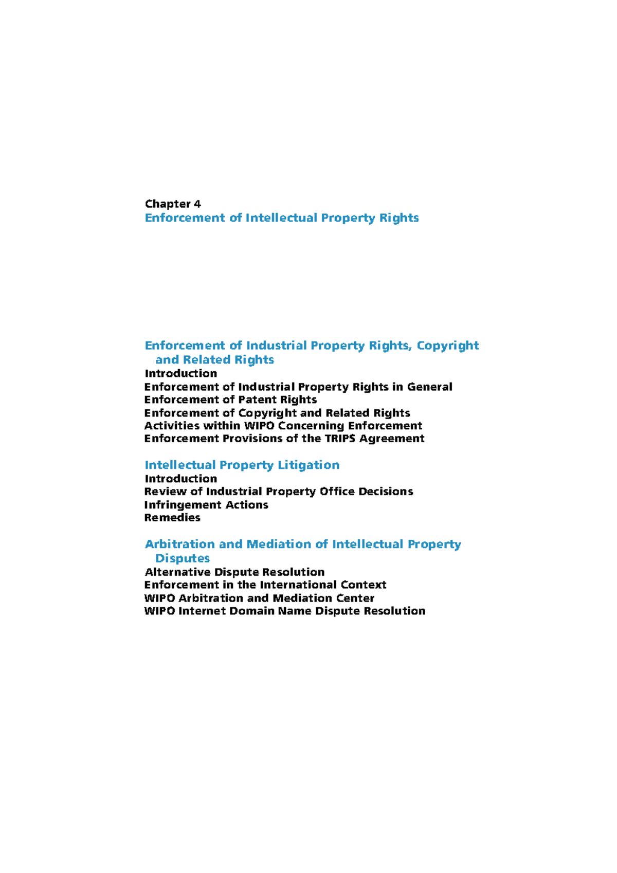 Enforcement of Intellectual Property Rights - WIPO IP Handbook ...