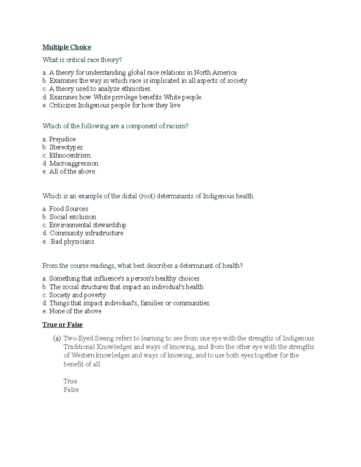 Practice Quiz A - Summary Medieval History - Multiple Choice What is ...