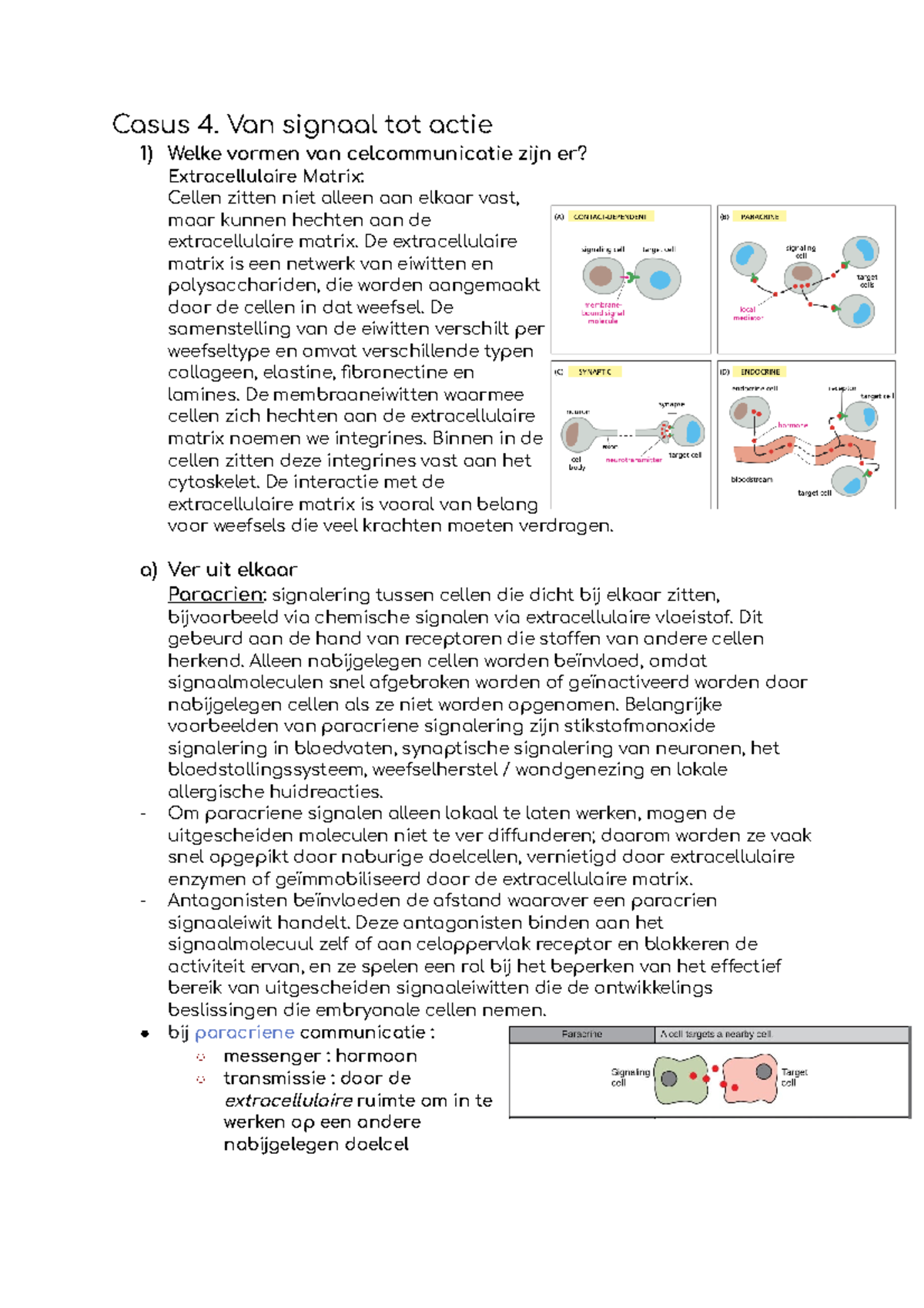 Casus 4. Van signaal tot actie - Casus 4. Van signaal tot actie 1 ...