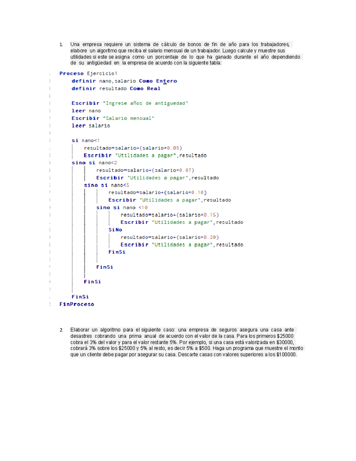 S17 - Ejercicios - Principios de algoritmos - UTP - Studocu