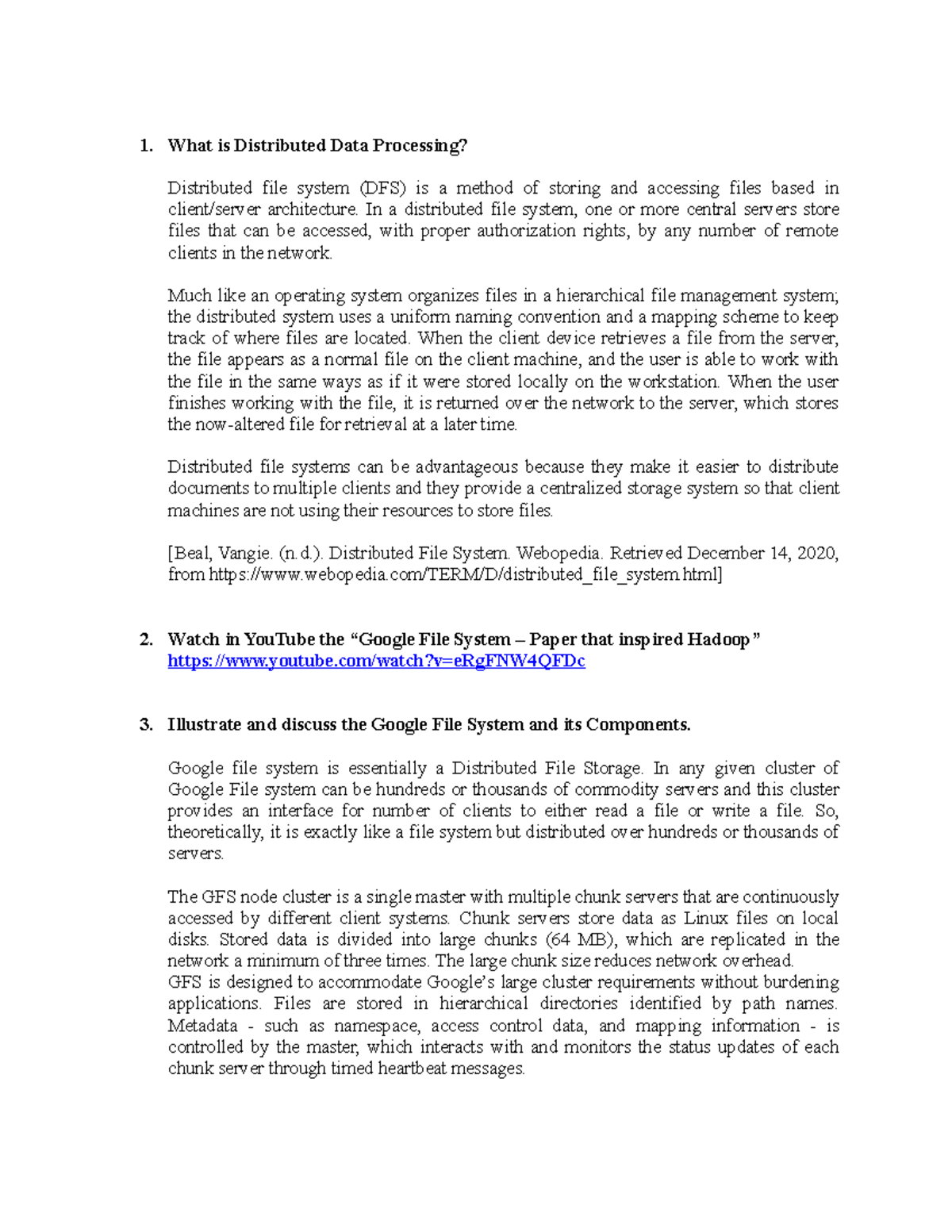 Distributed Data Processing - 1. What is Distributed Data Processing ...