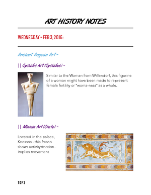 Art History - Egypt - ART HISTORY NOTES Monday Jan 25, 2016 : Ancient ...