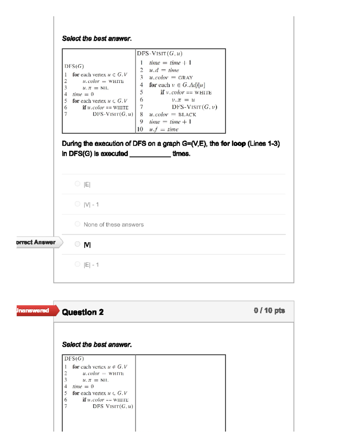 M8V5 - Depth first search analysis - COMP 3270 - Studocu