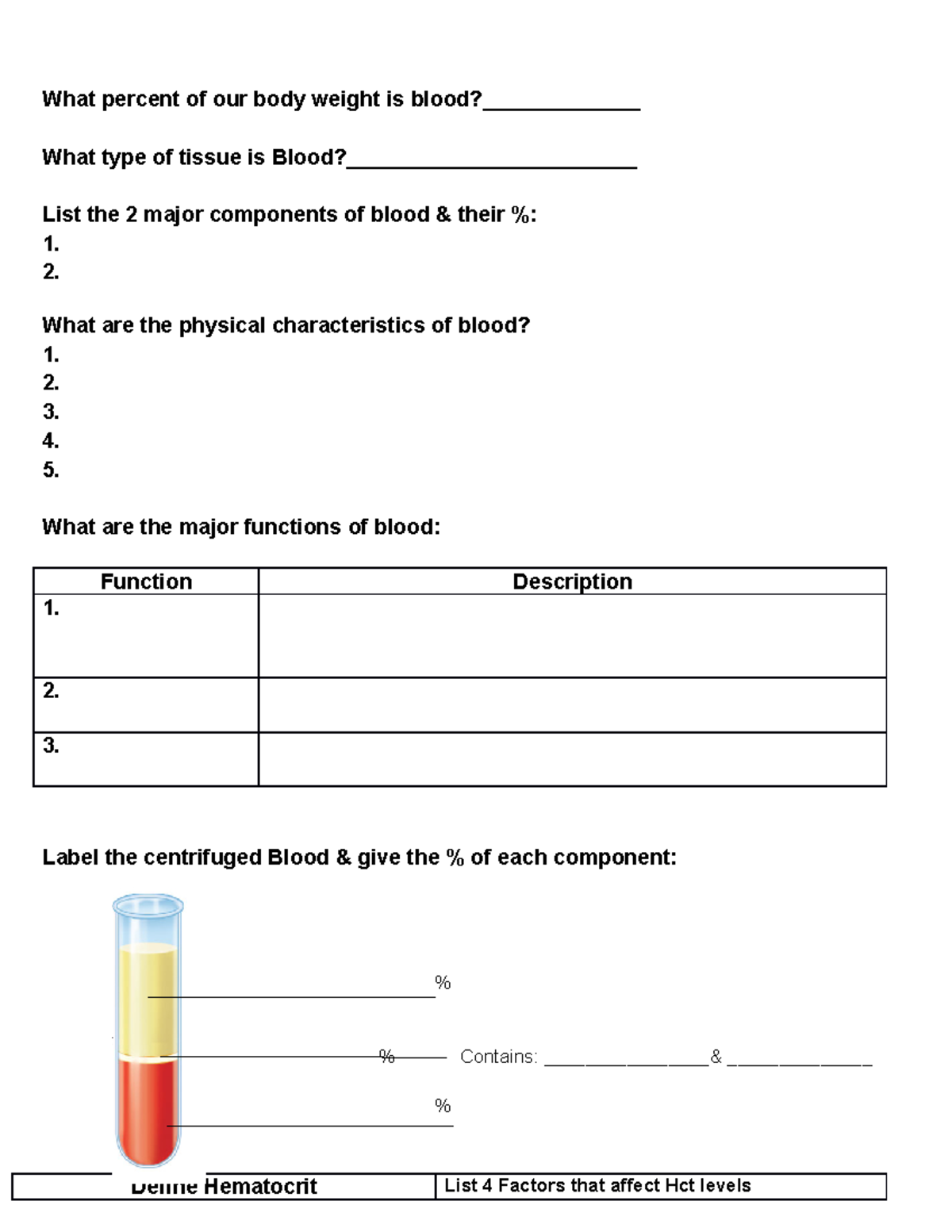 Chapter+19+Study+Guide - What percent of our body weight is blood ...