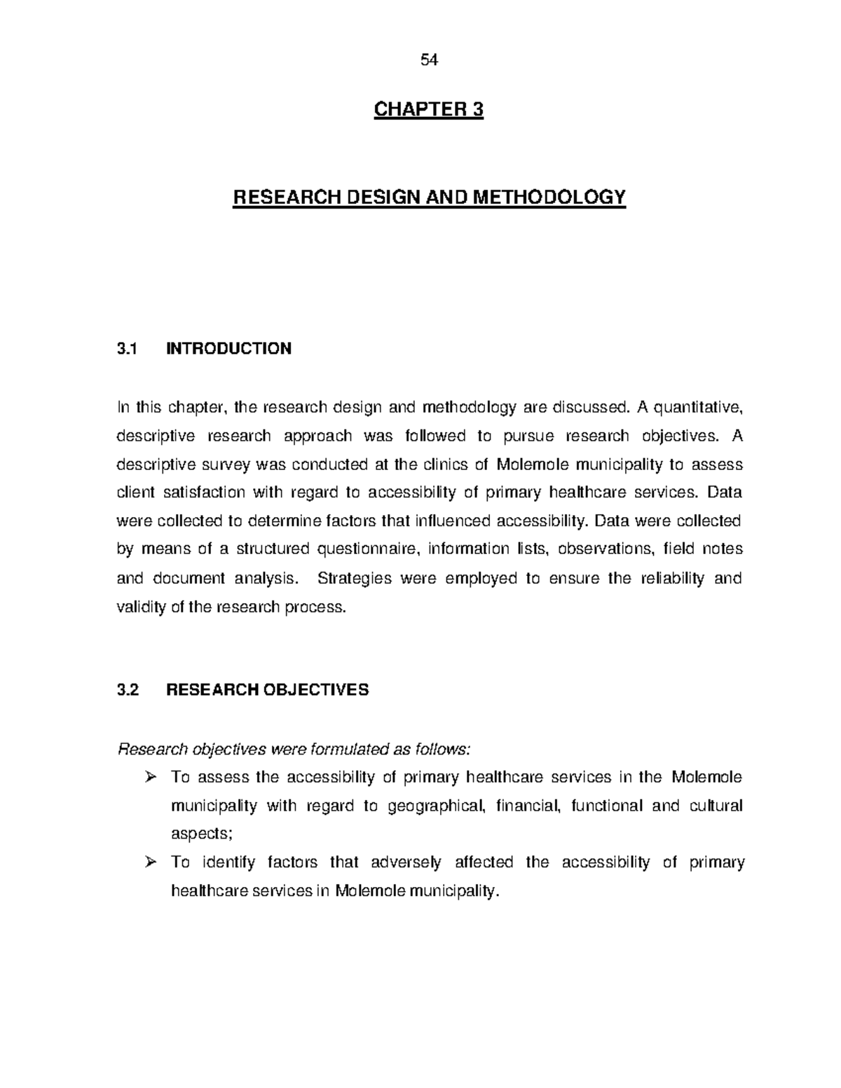 05chapter 3 - CHAPTER 3 RESEARCH DESIGN AND METHODOLOGY 3 INTRODUCTION ...