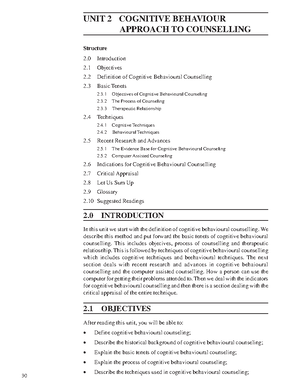 Block-4 - Ignou notes - UNIT 1 SCHIZOPHRENIA: ETIOLOGY, NEUROCOGNITIVE ...