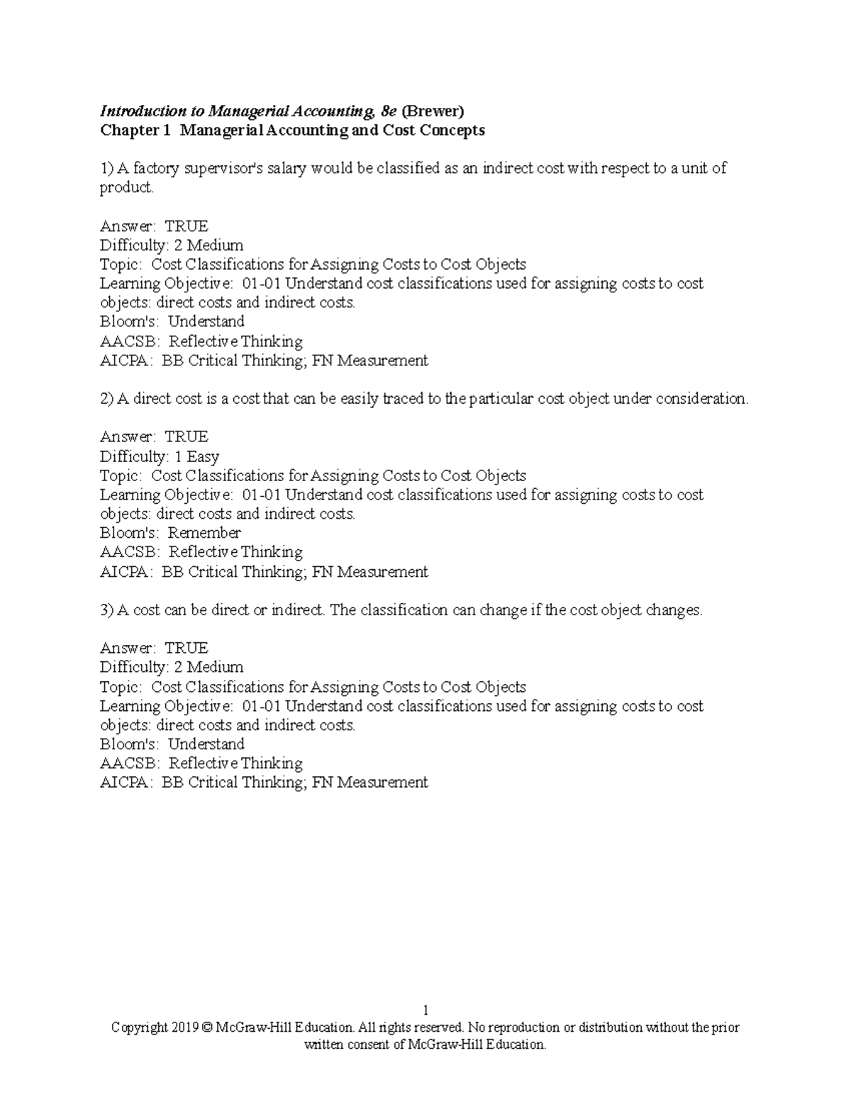 Test bank chapter 1 - Intermediate Accounting - Sogang - Studocu