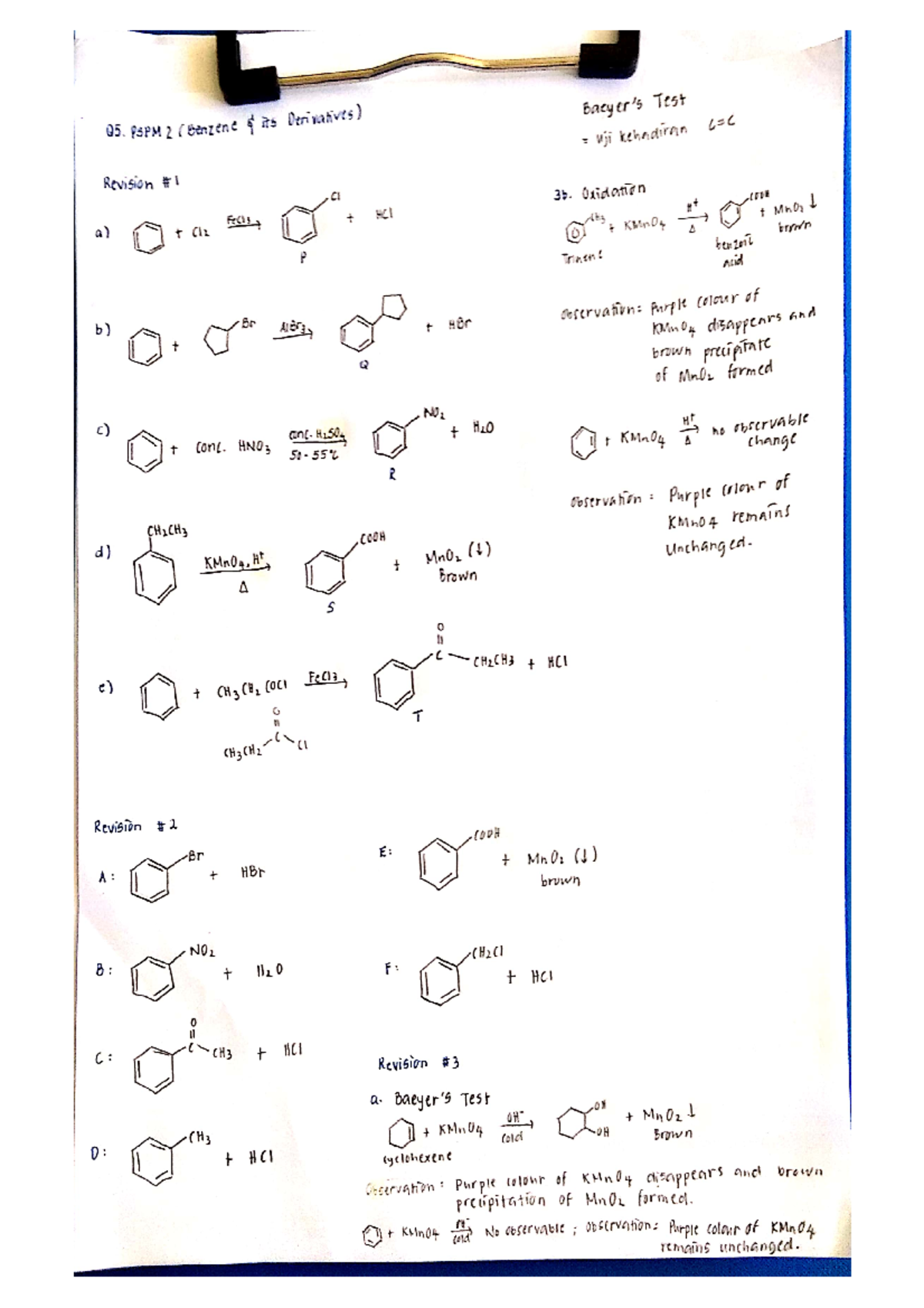 Benzene and its Derivatives - chemistry - Studocu