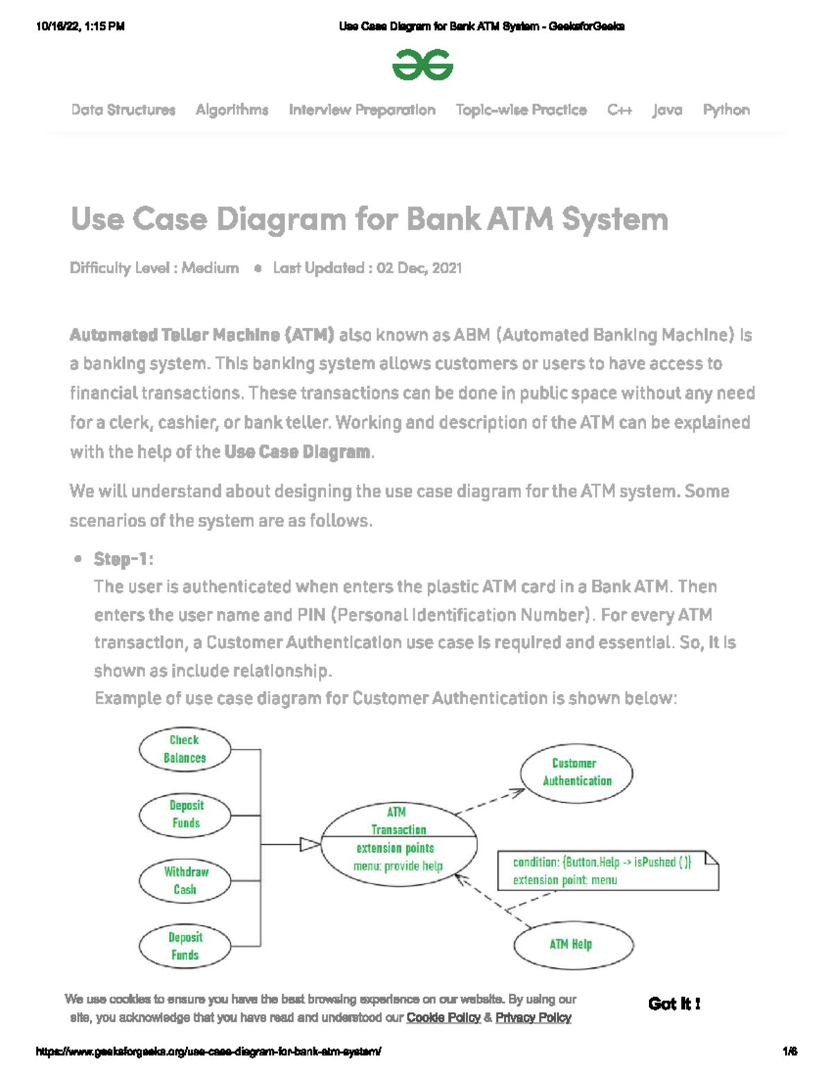 Atm software - no comments - Computer Science - Studocu