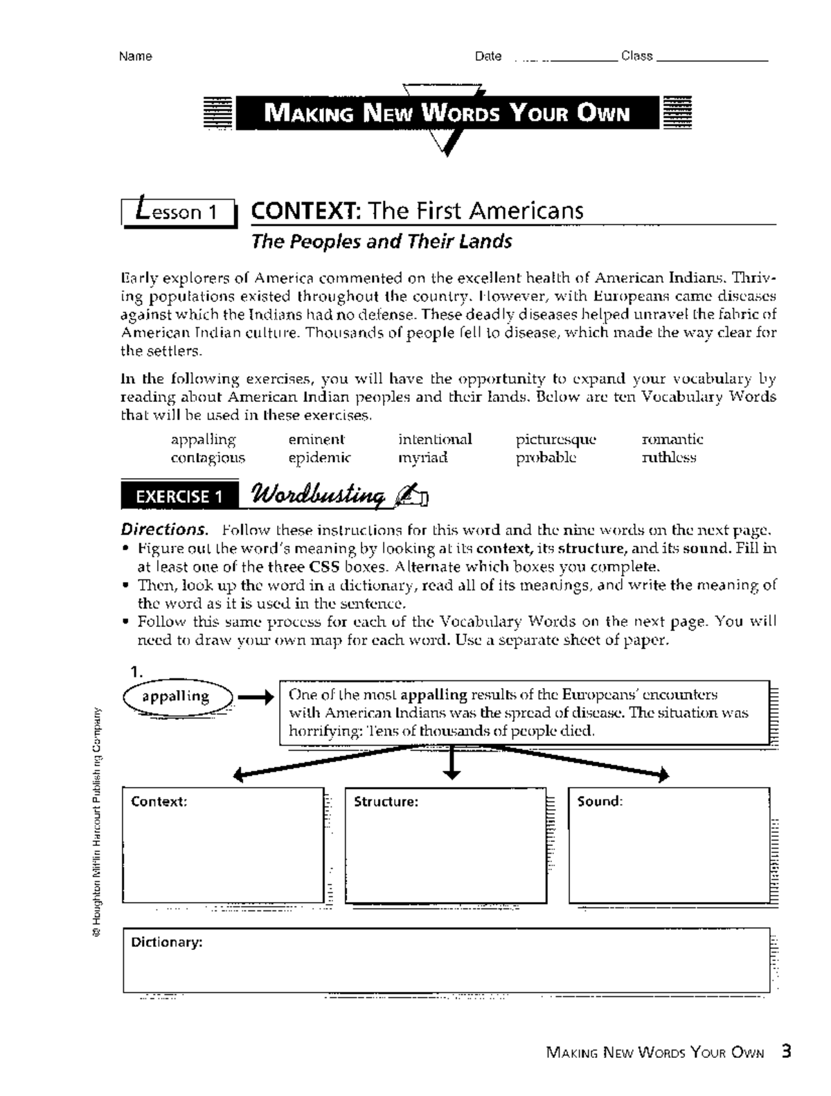 Vocab Practice - Lesson 1 - ENGL 1010 - Studocu