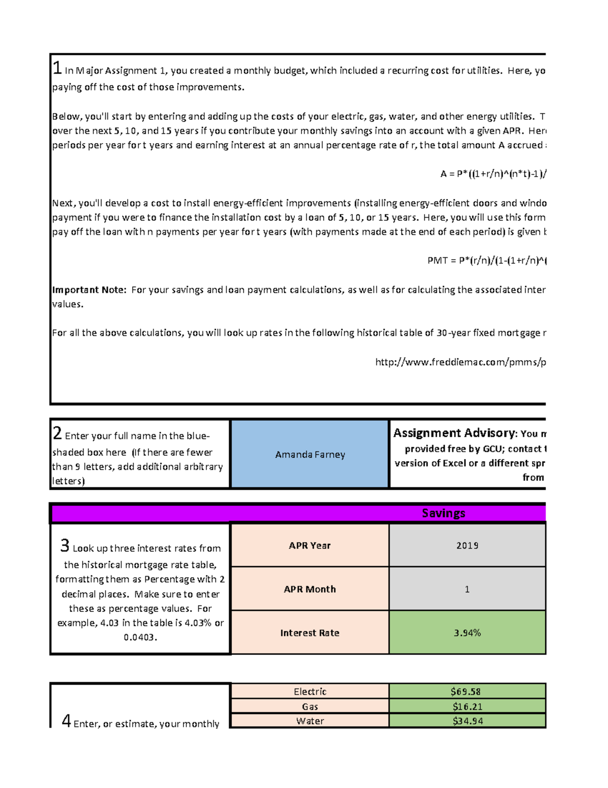 Major assignment 2 Finalpdf - 2 Enter your full name in the blue ...